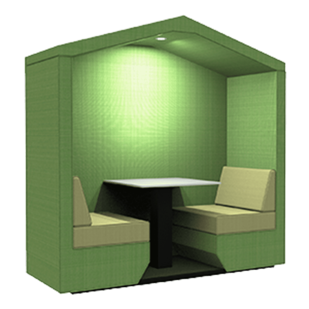 ALCOVE - 2 seat closed den | TOP-TEC